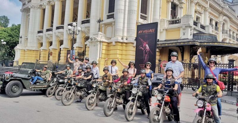 Hanoi: Half-Day Guided City Tour on Vintage Minsk Motorbike - The Itinerary Breakdown