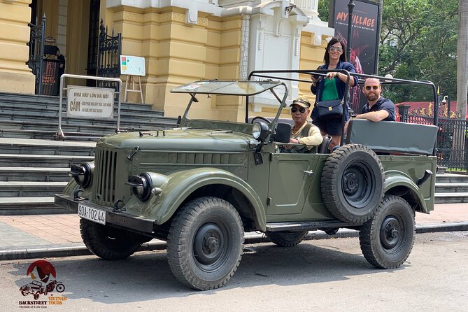 Hanoi Half-day with Food + Fun + Culture By Russian Jeep - Transportation and Group Size