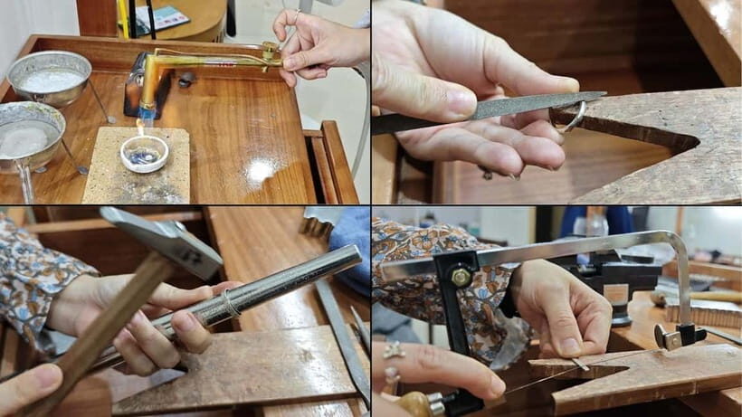 Hanoi: Silver Ring Making Workshop - A Close Look at the Silver Ring Making Workshop