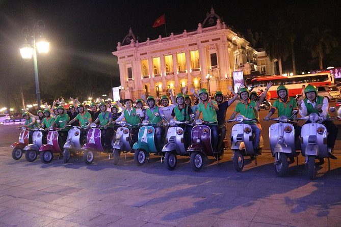 Hanoi Vespa After Dark Street food + Train Street+ Live Music - Why We Love This Tour
