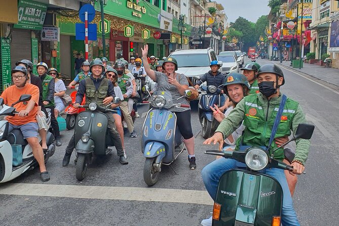 Hanoi Vespa Tours: Food + Culture + Fun on Army Vespa - The Sum Up