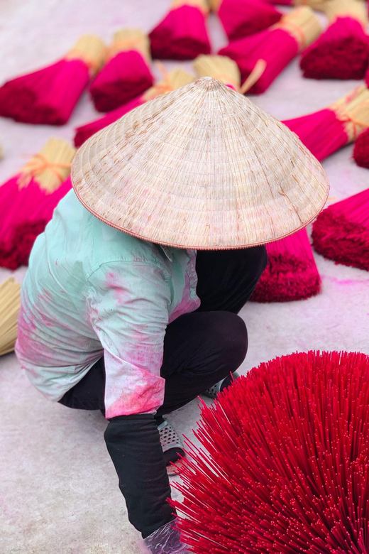 Hanoi's Artisan Trail Incense, Hat Making & Lacquer Art Tour - What Travelers Are Saying