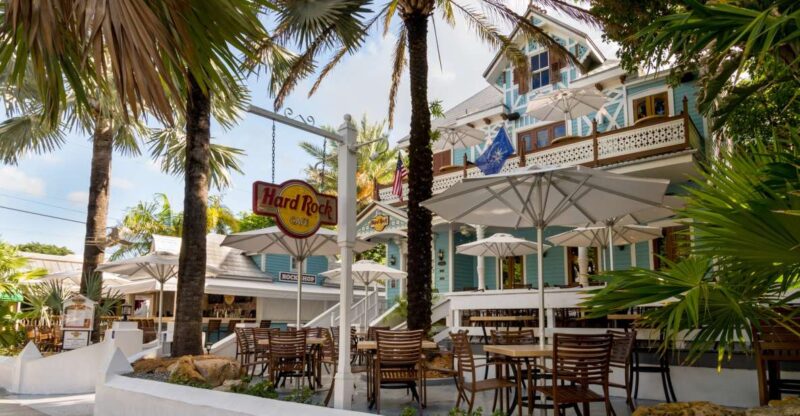 Hard Rock Cafe Key West - Dining Atmosphere and Memorabilia Collection