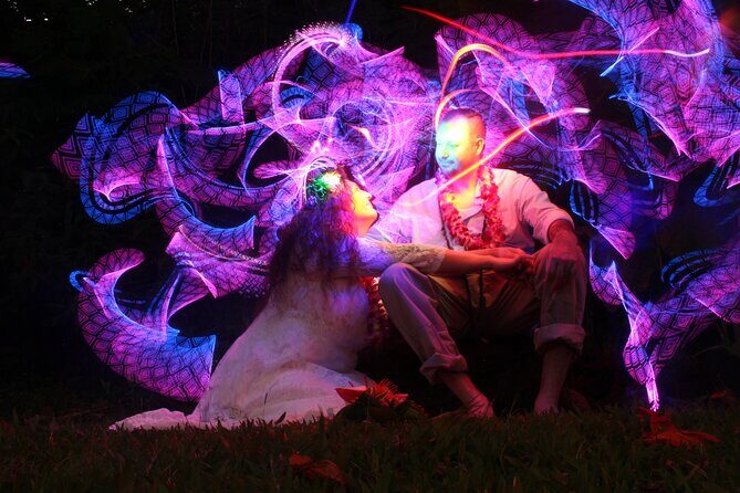 Hawaii Beach Light Painting Photography Session - Key Points