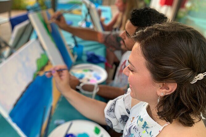 Hawaiian Style Paint Party, Kapolei Oahu - Hawaiian Style Paint Party, Kapolei Oahu — A Creative Night Out