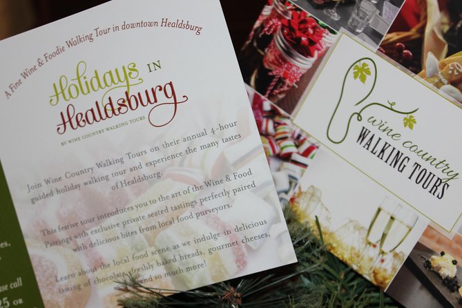 Healdsburg Wine & Food Holiday Walking Tour - FAQs