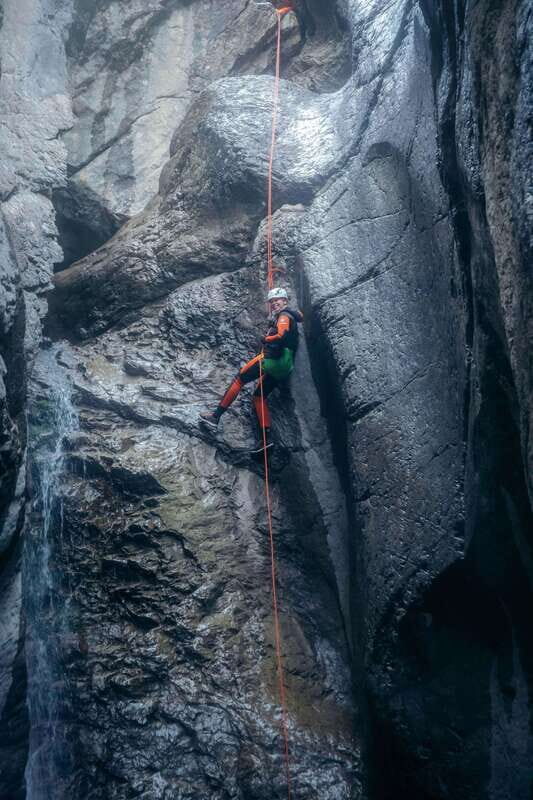 Heart Creek Canyoning tour - Beginner friendly - Near Banff - The Lower Canyon and the 18-Meter Waterfall