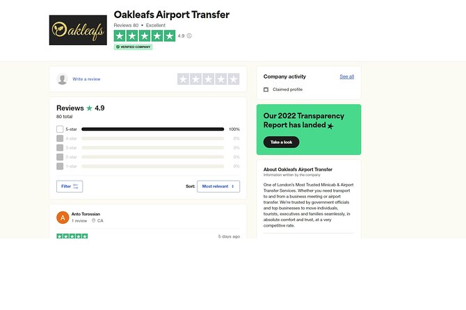 Heathrow Airport - To & From Central London - Meet & Greet - Customer Testimonials