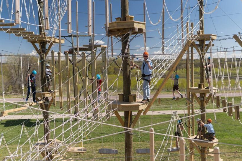 Henderson, Minnesota: High Ropes Obstacle Course Experience - Henderson, Minnesota: High Ropes Obstacle Course Experience