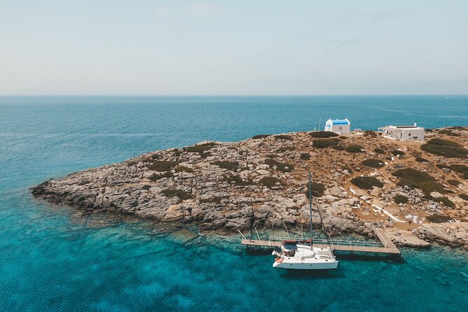 Heraklion: Luxe Catamaran Sailing Cruise to Dia Island With Lunch - Exploring Dia Island and Coastal Activities