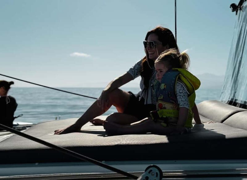 Heraklion Luxury Catamaran Dia Isla -Gourmet Lunch Top Rated - FAQs
