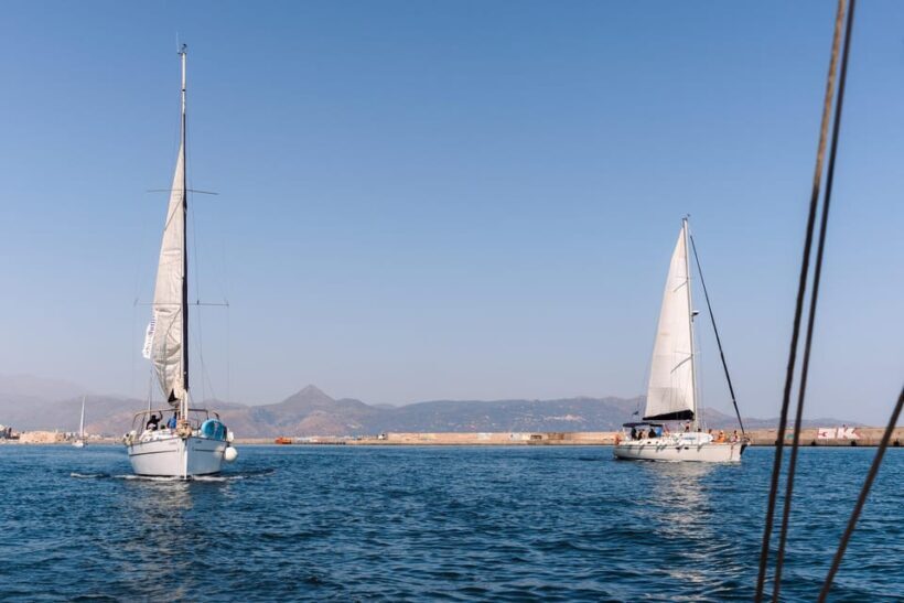 Heraklion: Private Sailboat Trip with Swimming, Meal &Drinks - Key Points