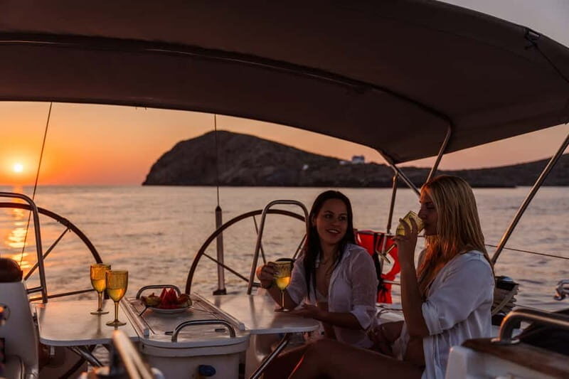 Heraklion: Sunset Sailing Cruise Dia Island with Snorkeling - Key Points