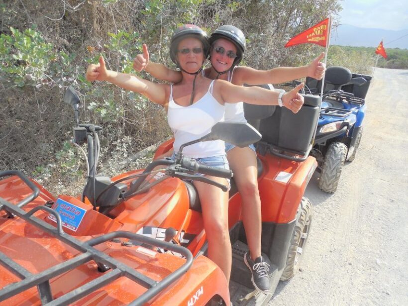 Hersonisos - Malia :off-road quad safari with transfer+Lunch - An Experience That Combines Adventure and Culture