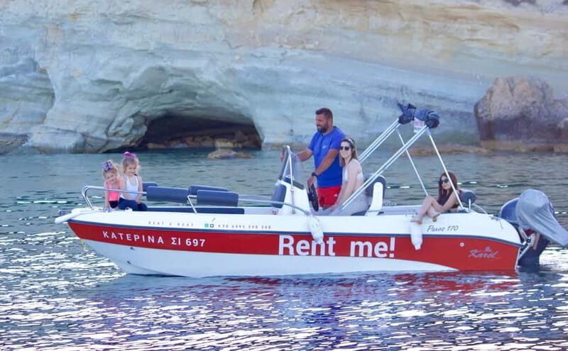 Hersonissos: Rent a Boat - No License Needed - The Itinerary and Key Stops