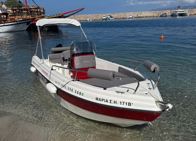 Hersonissos: Rent a Boat - No License Needed - Practical Tips for Future Renters