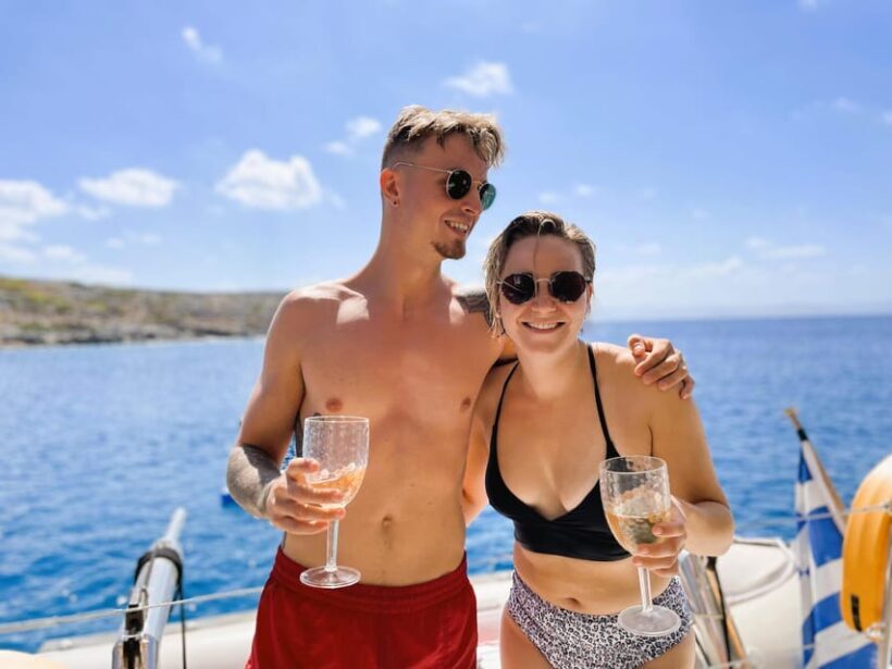 Hersonissos: Sunset Catamaran Cruise with Snacks and Drinks - Pricing and Value
