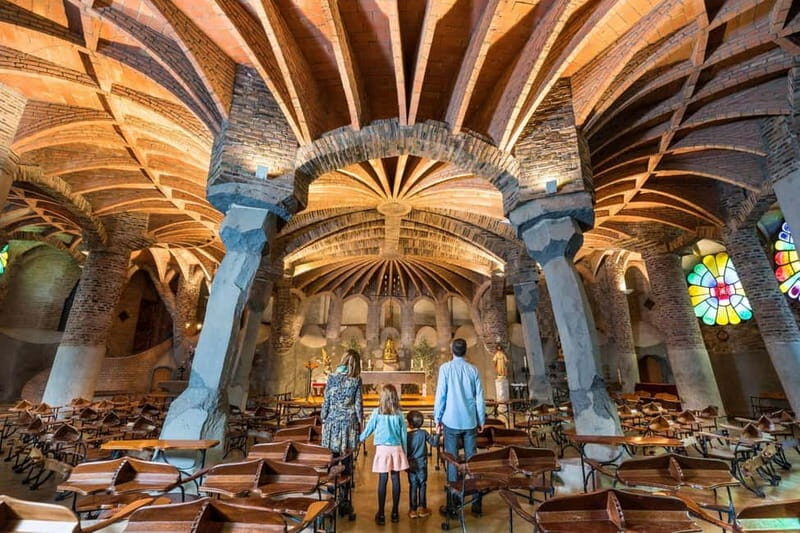 Highlights Guided visit to Gaudi's Crypt and Colonia Güell - Key Points