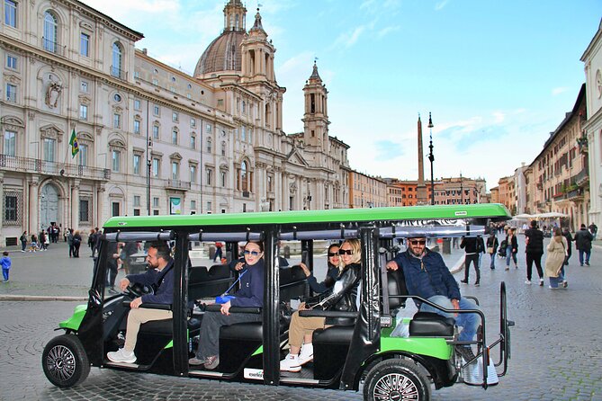 Highlights of Rome: Golf Cart Tour With Artisanal Gelato Tasting - Meeting and Pickup Information