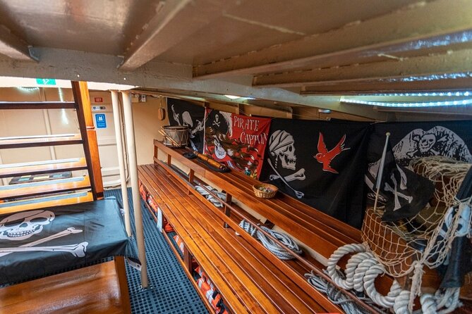 Historic Fort Tour+Island Beach Trip on Pirate Sail Boat+Drinks - Inclusions