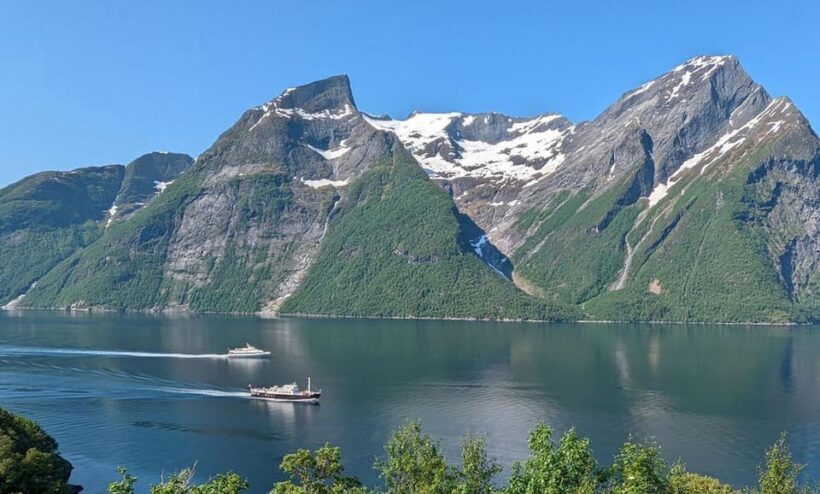 Hjørundfjord Hiking Cruise (6,5 hours to hike/explore Øye) - The Journey Begins in Ålesund