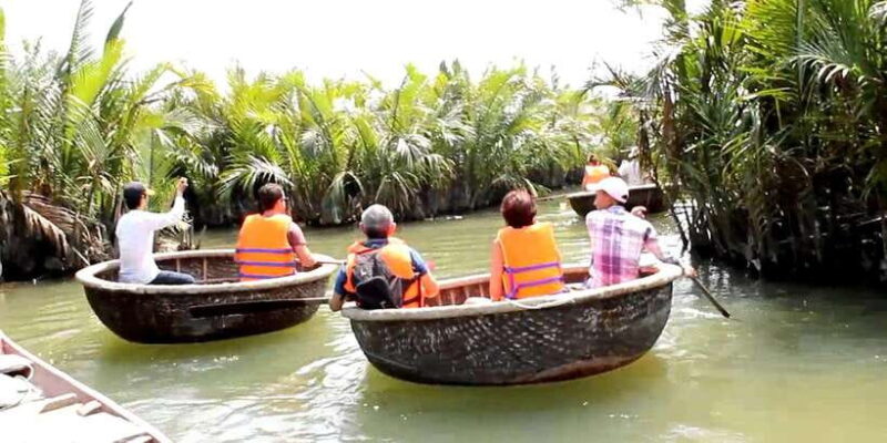 Hoi An: Basket Boat Tour by River Boat and Lantern Release - Discovering the Bay Mau Coconut Forest