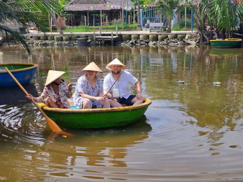 Hoi An City tour -Basket boat ride in the Coconut forest - Exploring Hoi An: A Blend of Culture, Nature, and Local Life