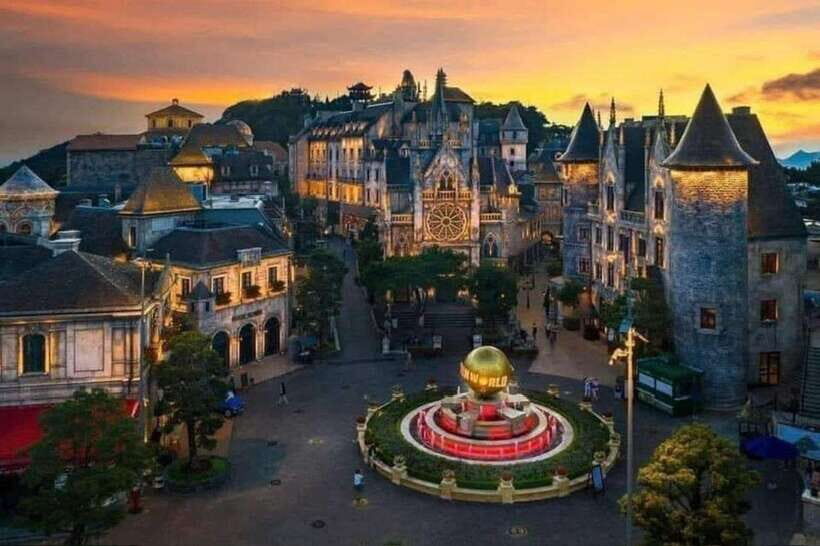 Hoi An/Da Nang: Private Sunset BaNa Hills - Golden Bridge - Ascending to Ba Na Hills: The Cable Car Experience