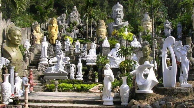 Hoi An: Marble Mountains, Am Phu Cave and Lady Buddha Tour - The Linh Ung Pagoda and Lady Buddha