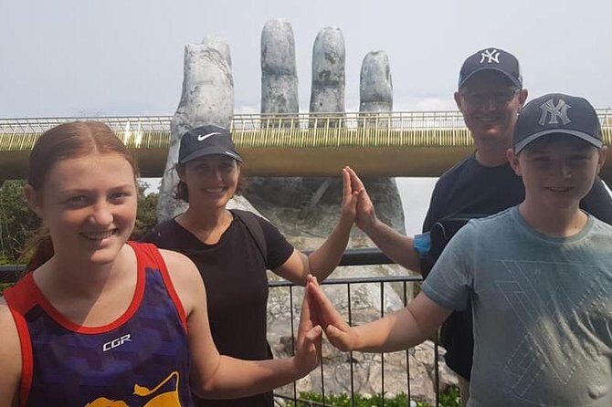 Hoi An or Da Nang City to GOLDEN BRIDGE & MARBLE MOUNTAIN(Private RoundTransfer) - An Authentic Day with Style and Flexibility