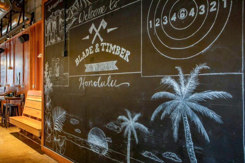 Honolulu: Blade & Timber Axe Throwing - Who Will Enjoy This the Most?