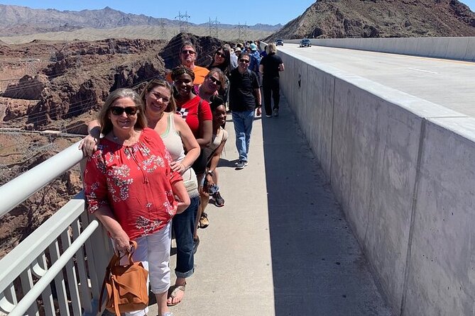 Hoover Dam with Walk On Top Tour and Seven Magic Mountains Stop - Transportation and Group Size