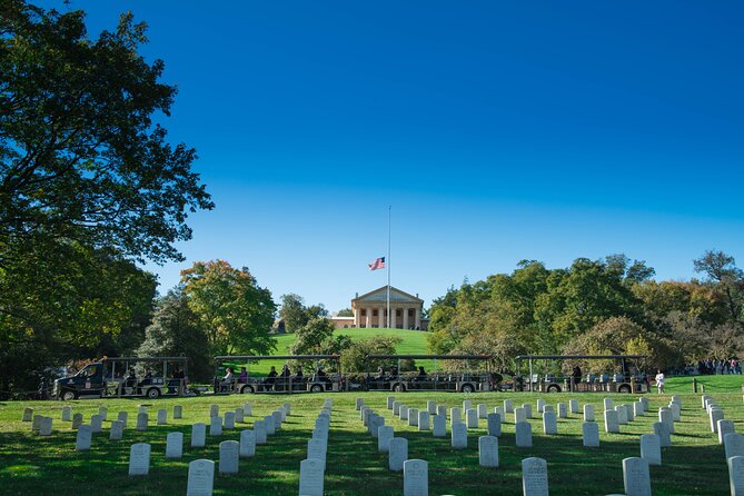 Hop-On Hop-Off 21 Stop Trolley Tour + Arlington Cemetery - FAQ