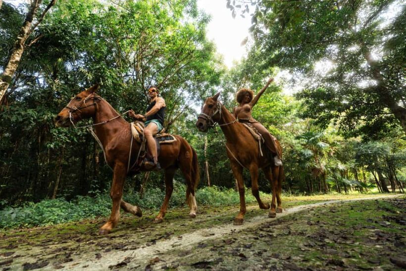 Horseback Riding & ATV Adventure with Ziplines & Cenote - Key Points