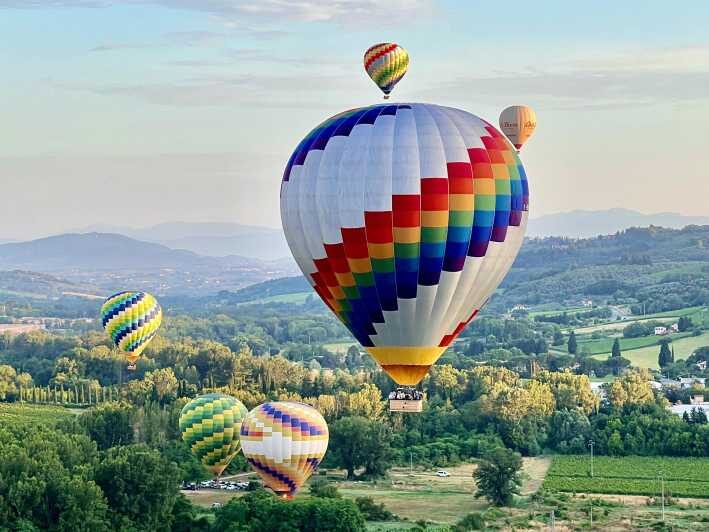 Hot air balloon flight in Tuscany - Key Points