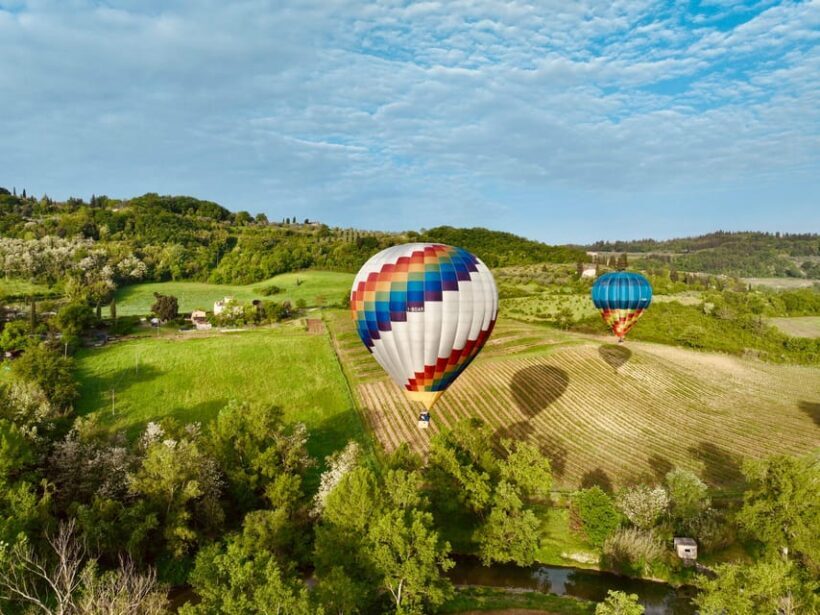 Hot air balloon flight in Tuscany - Additional Practical Details