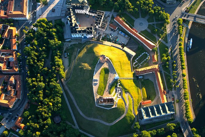 Hot Air Balloon Flight Over Vilnius - Touchdown and Celebration