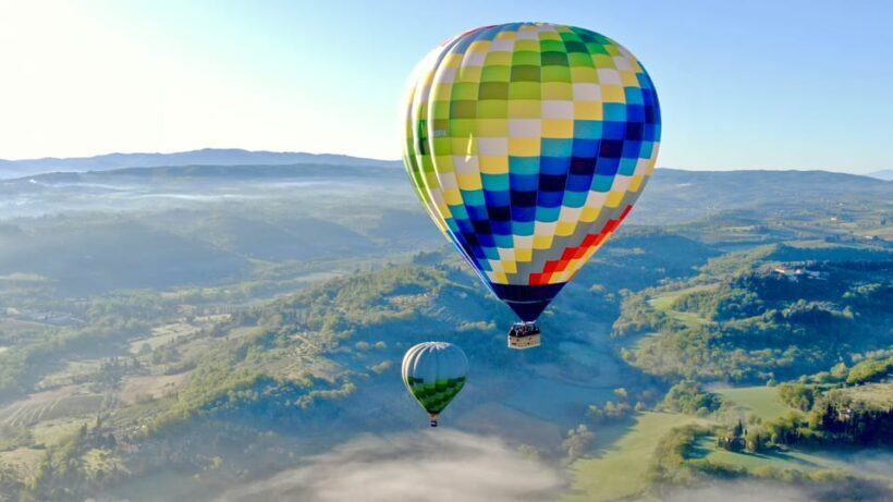 Hot Air Balloon, Pienza, Montalcino, Val D'orcia - Key Points
