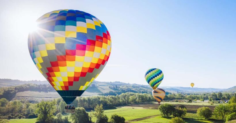 Hot Air Balloon, Pienza, Montalcino, Val D'orcia - The Itinerary: From Ground to Sky