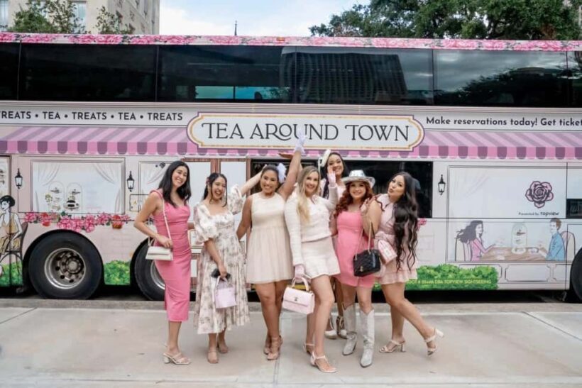 Houston: Tea Around Town® Afternoon Tea Bus Tour - An Invitation to Experience Houston in Style
