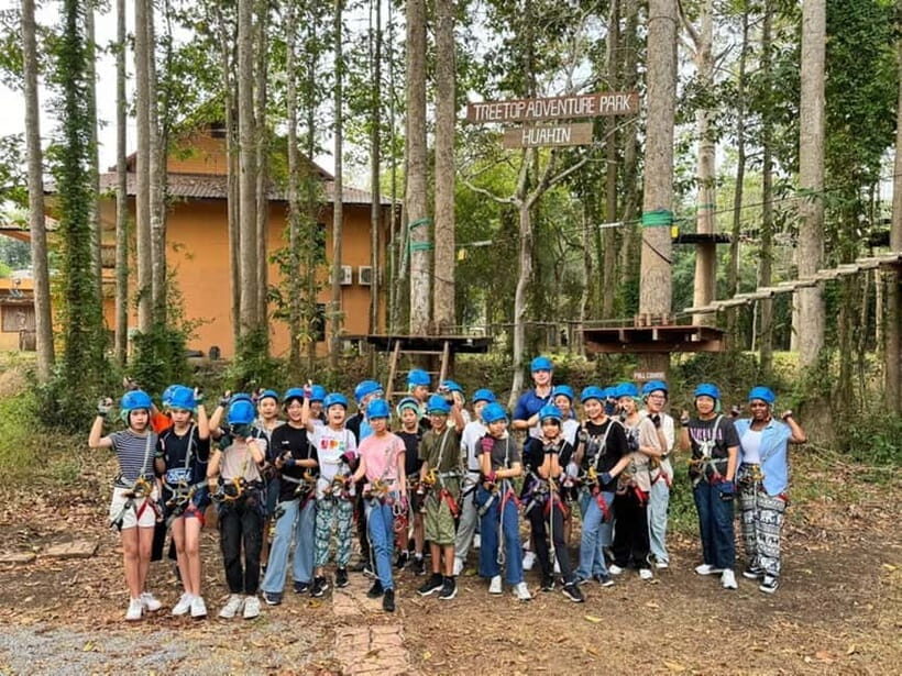 Hua Hin Tree Top Zipline Adventure and Canopy Rope Challenge - Key Points