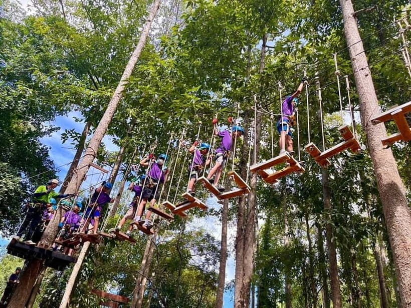 Hua Hin Tree Top Zipline Adventure and Canopy Rope Challenge - What to Expect During the Course