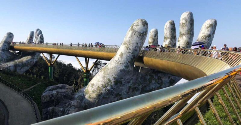 Hue or Hoi An: Golden Bridge Drive by Private Car - Key Points