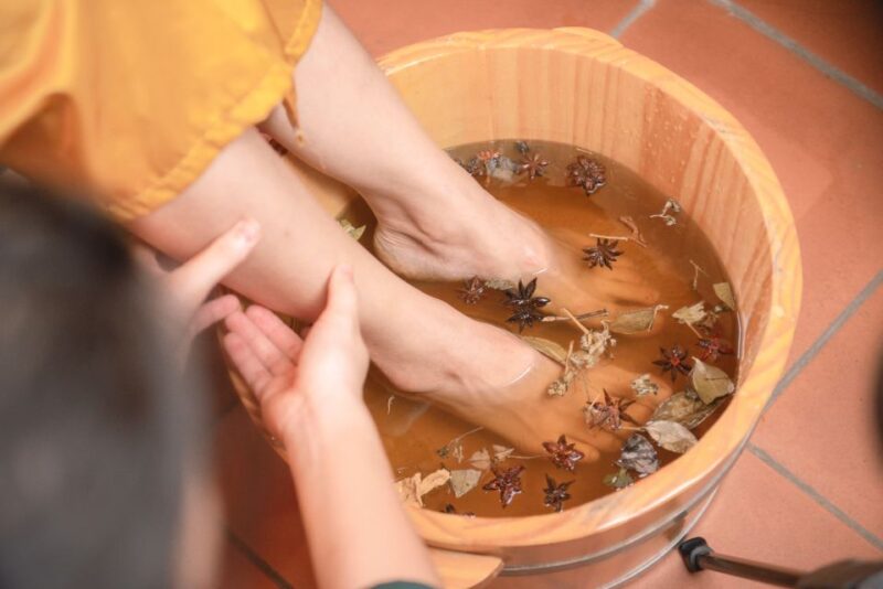 Hue: Swedish Massage at Wellness Spa - The Bonus Touches: Food and Foot Baths