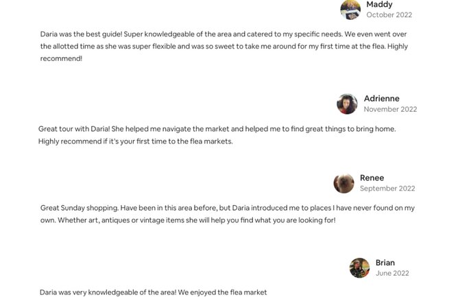 Hunt for Treasures: Flea Market Tour in Paris - Participant Testimonials and Ratings