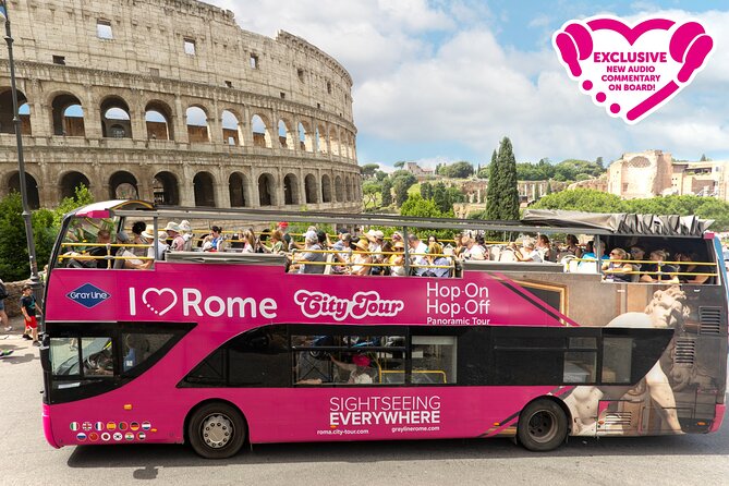 I Love Rome Hop on Hop off Open Bus Tour - Key Points