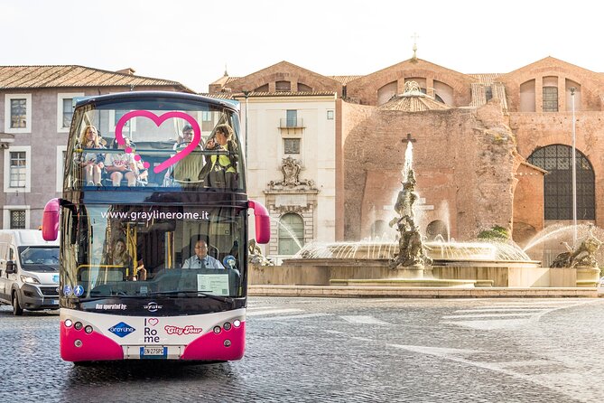 I Love Rome Hop on Hop off Open Bus Tour - Route and Stops