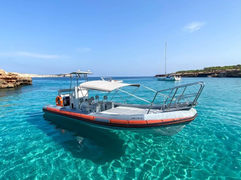 Ibiza North Coast: SpeedBoat to Portitxol + Snorkel & Paddle - Key Points