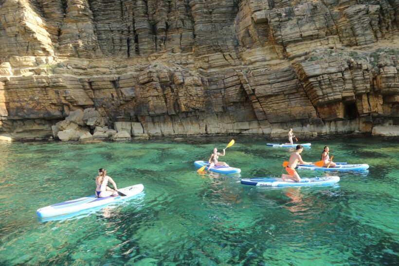 Ibiza: Scenic Cruise with Tapas and Drinks - Water Activities: Snorkeling and Paddle Surfing