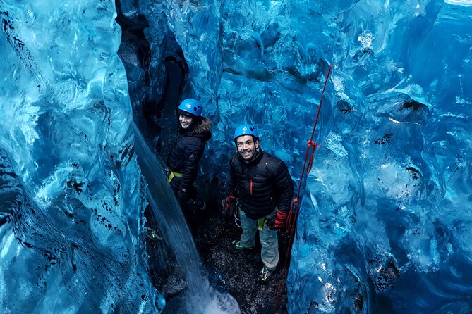 Ice Cave and Glacier Walk Into Blue Glacier Canyon - Discovering Unique Ice Formations